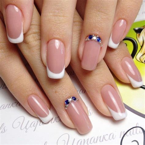 586 Best Nokti Frenč Nails French Images On Pinterest Nail Art