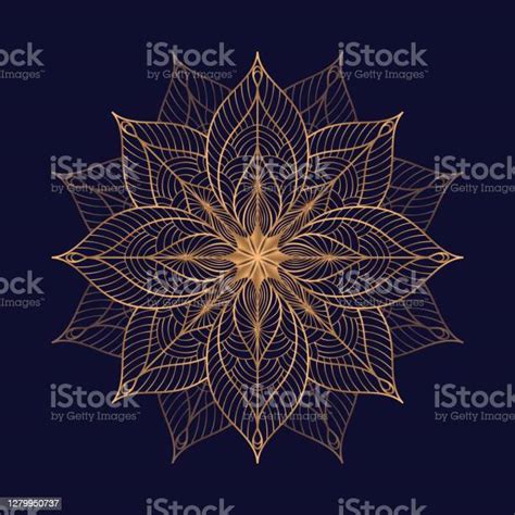 공작 깃털 꽃 로얄 패턴 만다라 벡터 요소 민족 만다라 럭셔리 요가 연꽃 모티프 오리엔탈 인디언 디자인 꽃 식물에 대한 스톡 벡터 아트 및 기타 이미지 Istock