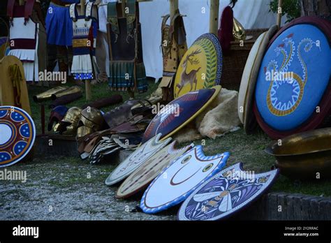 The Fano Dei Cesari Festival In Fano Italy With Its Historical