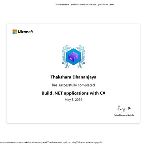Thakshara Dhananjaya On Linkedin Dotnet Dotnetcore Microsoftlearn