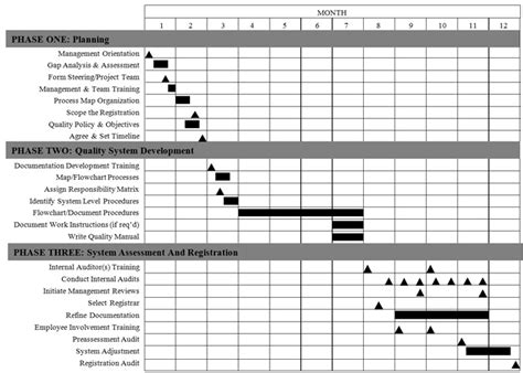 Typical Implementation Timeline QMS