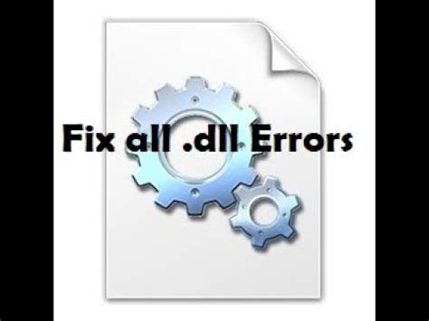 Fix All Dll Errors On Launching Games And Programs Windows YouTube