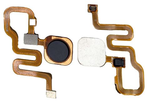 Fingerprint Sensor Flex Cable For Xiaomi Redmi Note Pro Black By Maxbhi Com