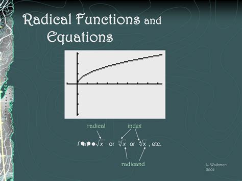 Ppt Radical Functions And Equations Powerpoint Presentation Free