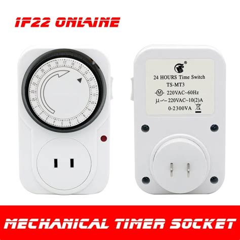 Mechanical Timer Socket 24 Hours Electrical Energy Saving Lazada PH