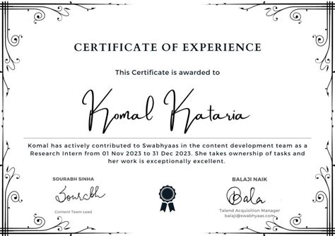 komal kataria on linkedin completed internship with swabhyaas as a research intern
