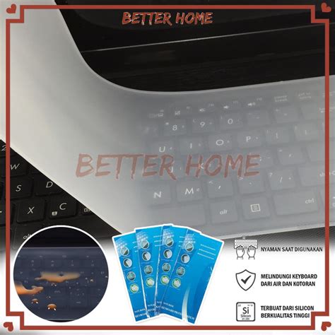 Jual Keyboard Protector Laptop Notebook 14 Inchi Anti Debu Protector Keyboard Cover Laptop
