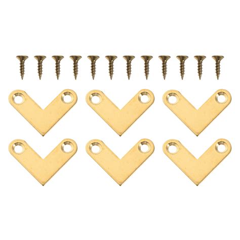 Mlins 6 Pcs Bracket Picture Framing Corner Right Angle Connector
