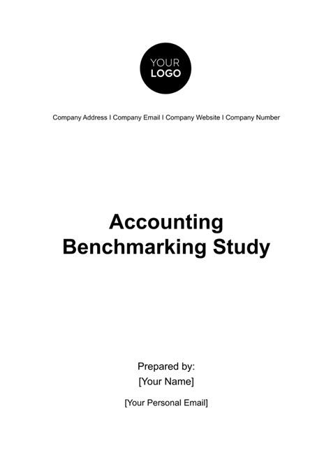 Free Accounting Benchmarking Study Template To Edit Online
