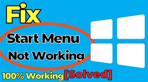 How To Fix START MENU Windows ICON Not Working On Windows Latest BENISNOUS