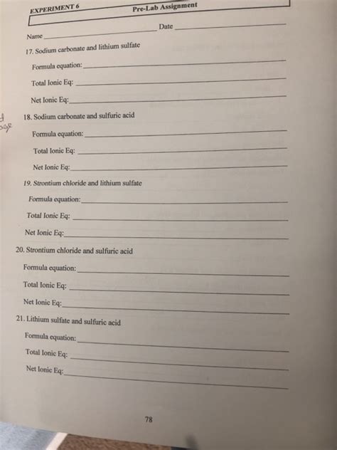 Solved Experiment 6 Pre Lab Assignment Name Date Mgsom