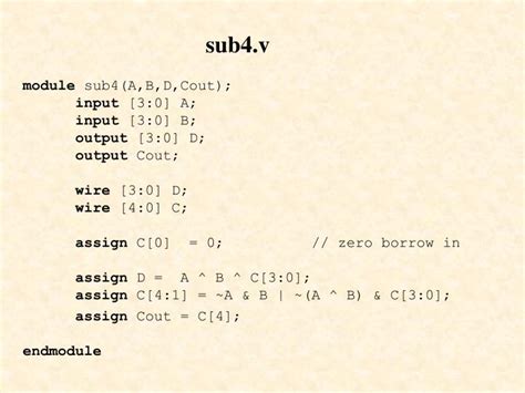 ppt designing combinational logic circuits in verilog 1 powerpoint presentation id 144466