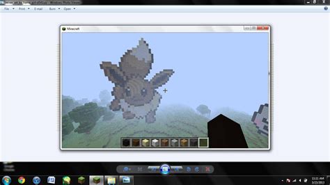 Minecraft Eevee By Aisheyru Fox On Deviantart