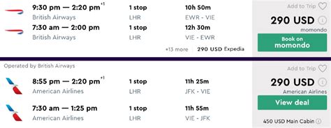 Nyc Was Mco Ind Bna Lax Sfo Pdx Sea To Vienna Austria From 267 Round Trip