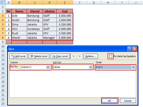 Sort And Filter Cara Mengurutkan Data Dengan Fitur Sort And Filter Dalam Microsoft Excel Adh