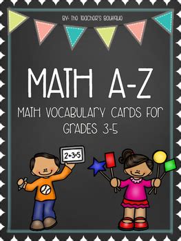Math A Z Vocabulary By Nadias Notebook Tpt