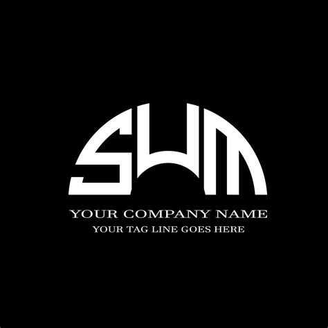 Sum Letter Logo Creative Design With Vector Graphic 9264087 Vector Art
