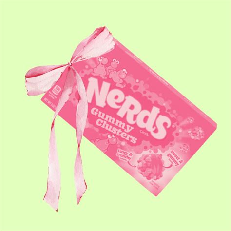 Nerds Gummy Clusters Coquette Sticker Pink Aesthetic Graphic Snack Stickers Fun Feminine Decal