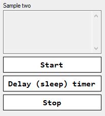 VB NET Sleep Timer Robert Skibbe