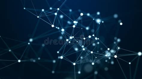 big data visualization network connection structure with chaotic
