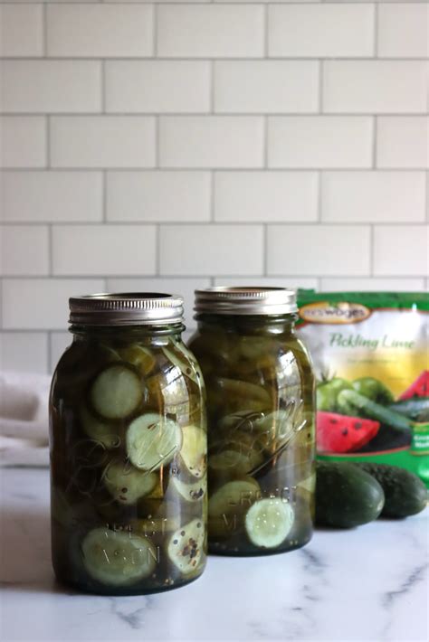 Old Fashioned Cucumber Lime Pickles With Pickling Lime Creative Canning