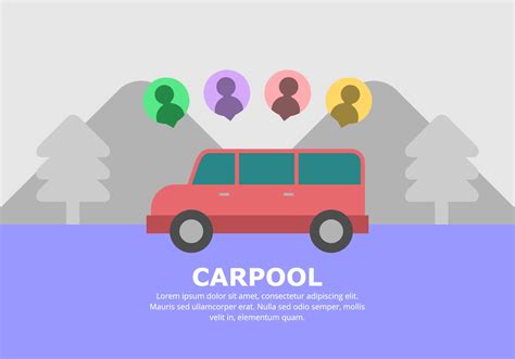 Carpool Background 145368 Vector Art At Vecteezy