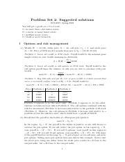 Problemset2 Sol 2 Pdf Problem Set 2 Suggested Solutions ECO4037 Spring 2022 You Will Get A