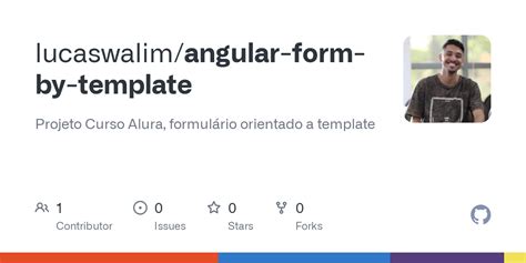 Github Lucaswalimangular Form By Template Projeto Curso Alura