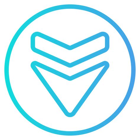 Down Arrow Generic Gradient Icon