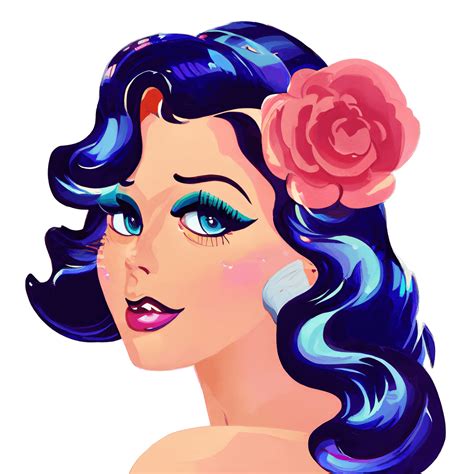 Realistic Pinup Girl Graphic · Creative Fabrica