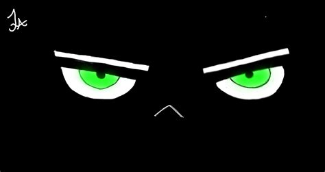 Danny Phantoms Glowing Green Eyes By Phantomrecall On Deviantart