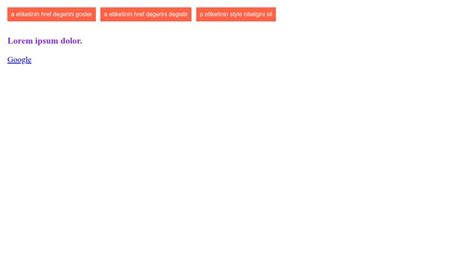 jquery de attr ve removeattr metodları