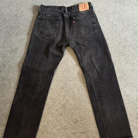 Beautiful Worn In Wash On These Vintage Black Levi Depop