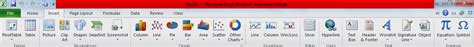 Ms Excel Insert Menu
