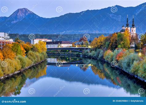 River Drau Stock Photo Image Of Fall Landmark Colors