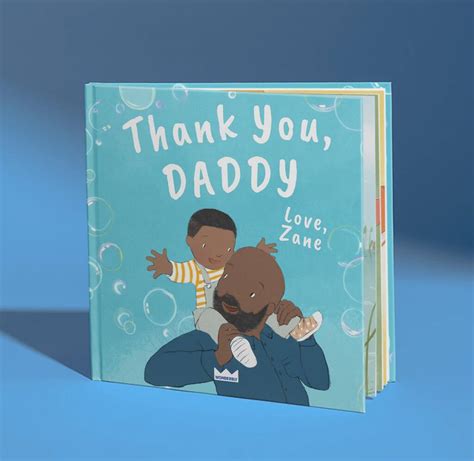 Thank You Daddy Love You Dad Personalised Book By Wonderbly