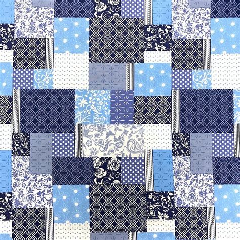 Foulard Blue Fabric Cotton Quilting Sheeting 90 Wide 599yard