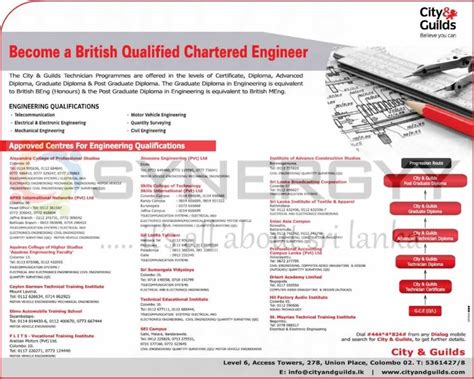British Chartered Engineering Qualification And List Of Institutes In