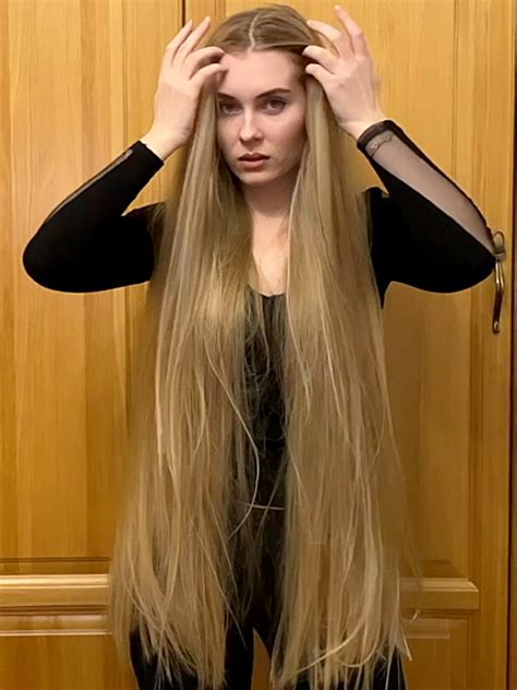 Waist Length Blonde Hair