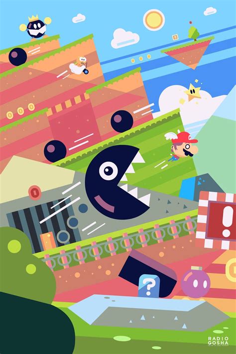 Mario Chain Chomp Lakitu King Bob Omb Wing Mario And 1 More Mario