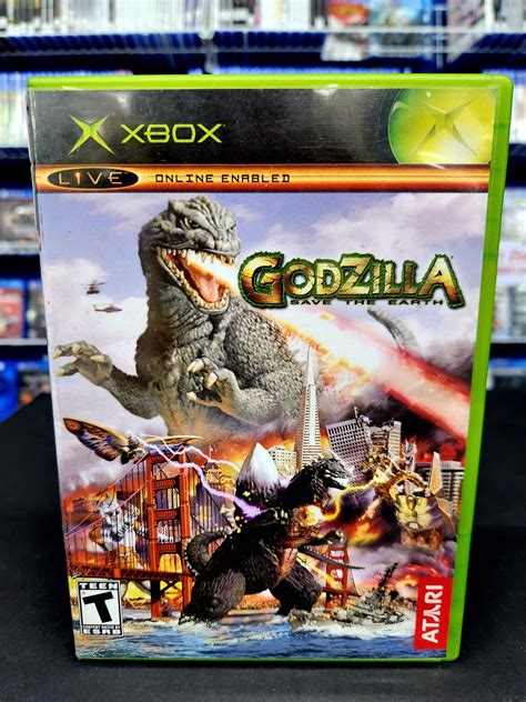 Xbox Godzilla Save The Earth Cib Movie Galore