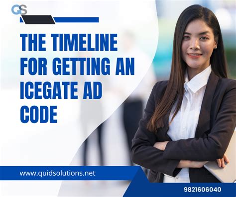 Timeline For Getting An Icegate Ad Code In India Quid Solutions