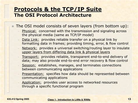 PPT Chapter 3 Protocols The TCP IP Suite PowerPoint Presentation ID 4784399