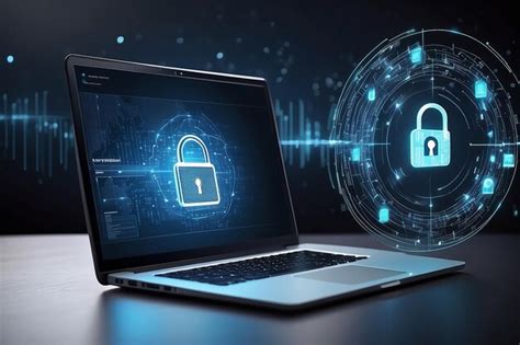 Premium Photo Cybersecurity And Privacy Concepts To Protect Data Lock Icon And Internet