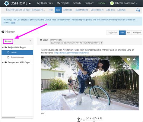 add and delete wiki pages osf support