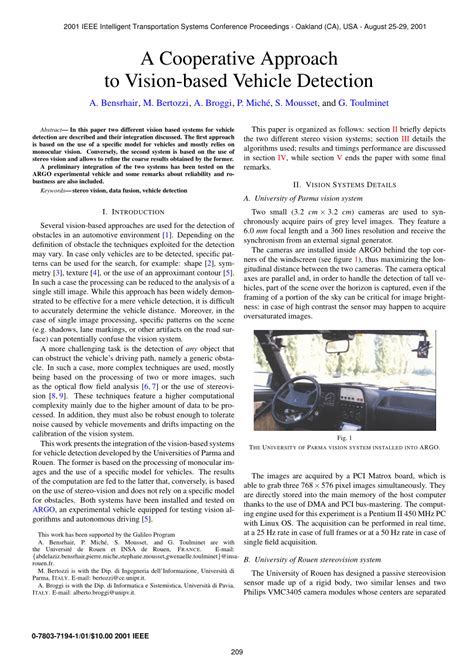 Pdf A Cooperative Approach To Vision Based Vehicle Detection