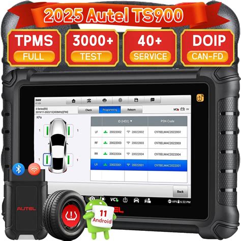 autel maxitpms ts900 scanner and tpms programming tool 2 in 1 upgrade of mk900bt