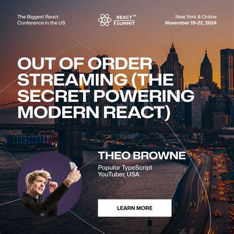 react summit on linkedin nextjs typescript
