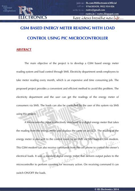 pdf gsm based energy meter reading with load control … based energy
