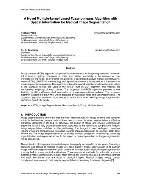 A Novel Multiple Kernel Based Fuzzy C Means Algorithm With Spatial